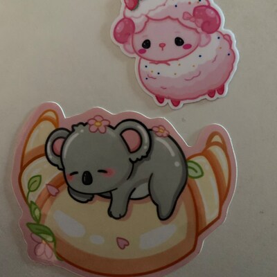 Fruit Cow Stickers Kawaii Cow Sticker Cute Strawberry Cow Sticker ...