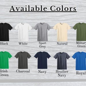 Editable Gildan 5400 Color Chart & Size Chart Canva Template - Etsy