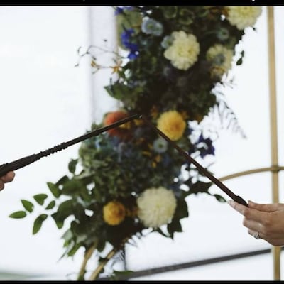 Skeleton Wizard Wand / Wood Magic Wand / Fantasy Wand / Master ...