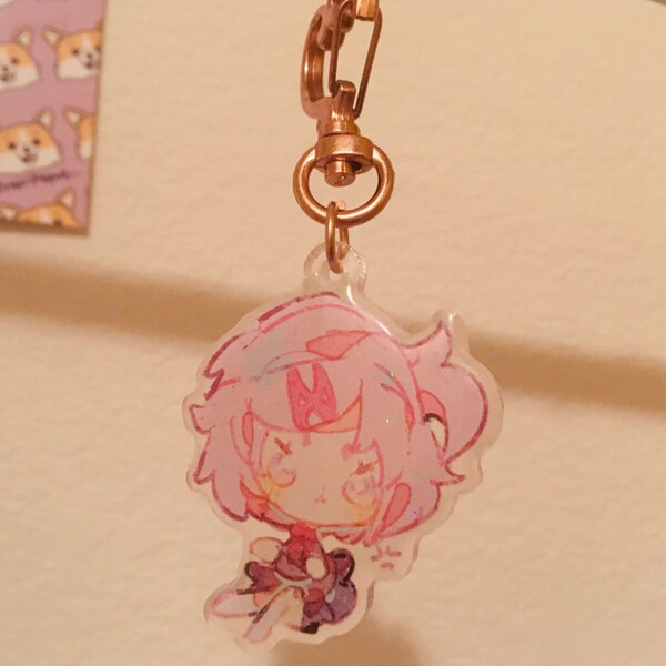 Doki Doki Literature Club || 2" Acrylic Keychain Charms - Etsy