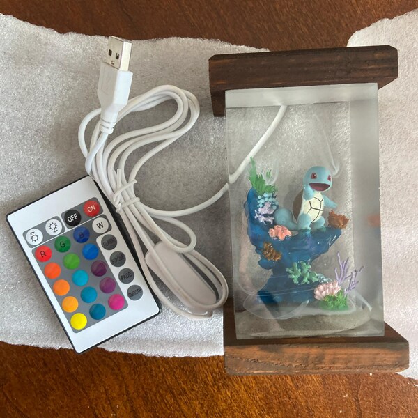 Custom Wall and Eve Epoxy Lamp, Custom Movie Lamp, Epoxy Resin Lamp ...