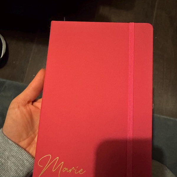 Personalised Hardback Notebook, A6 A5 A4 Lined Notepad, New Job ...