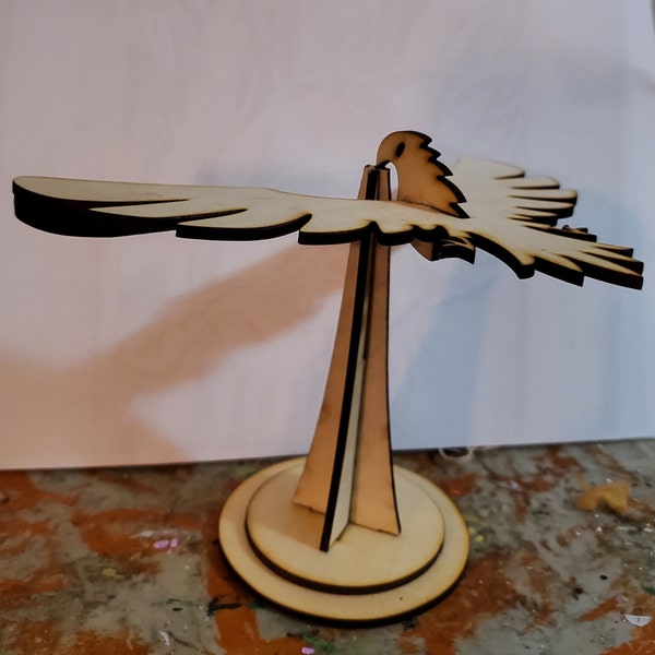 Balancing Bird 3mm Digital File for Laser and CNC | CDR SVG Ai | Laser ...