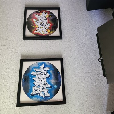 Custom Graffiti Style Vinyl Records - Etsy Canada