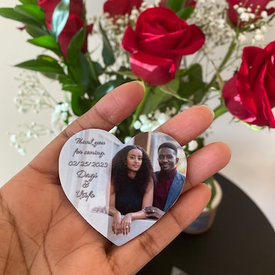 Photo Magnets Thank You Magnets Personalized Wedding Favors - Etsy
