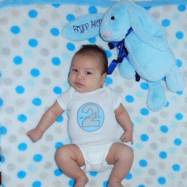 Baby Cubbies Personalized Stuffed BLUE Bear - Adorable Baby Gift! - Etsy