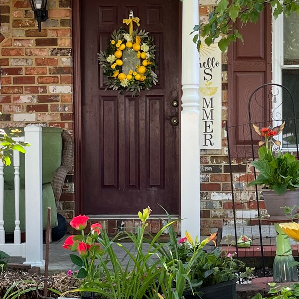 Lemon Garden Flag, Spring Garden Flag, Summer Garden Flag, Hello Summer ...