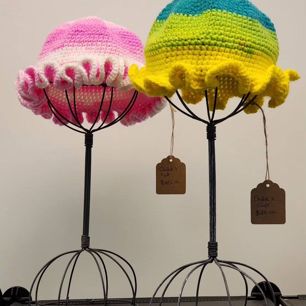 Hat Stand, Wire Hat Stand, Retail Hat Stand, Hat Display, Hat Display ...