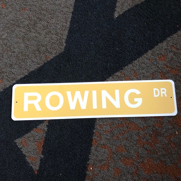 Rowing, Rowing Sign, Rowing Fan, Rowing Participant, Rowing Gift, Fixed ...