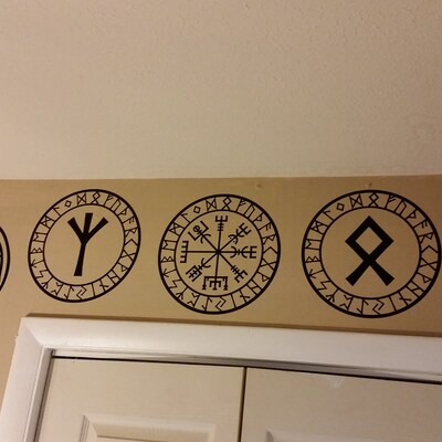 Rune Circle Odal Othala Rune, Viking Norse Mythology, Vinyl CAR DECAL ...
