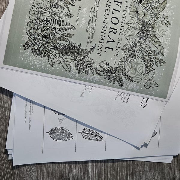 How to Embellish Flowers: A Printable Book With Over 110 Step-by-step ...