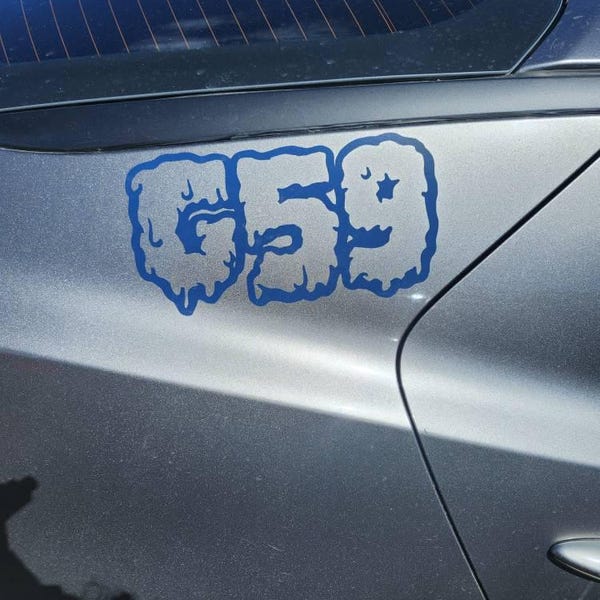 Oozing G59 Records Vinyl Decal for Trucks, Cars, Windows, Toolbox ...