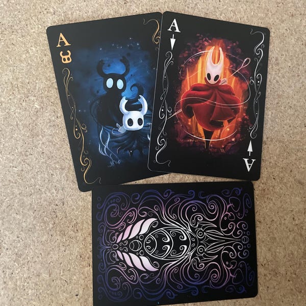 VOID Playing Card Deck | 54 Cards, Poker Size, Hollow Knight Inspired ...