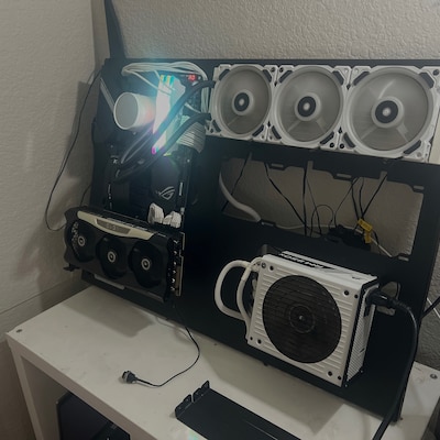 Wall Computer Case, Computer Wall Mount, Open Case, Full ATX, Open Air ...