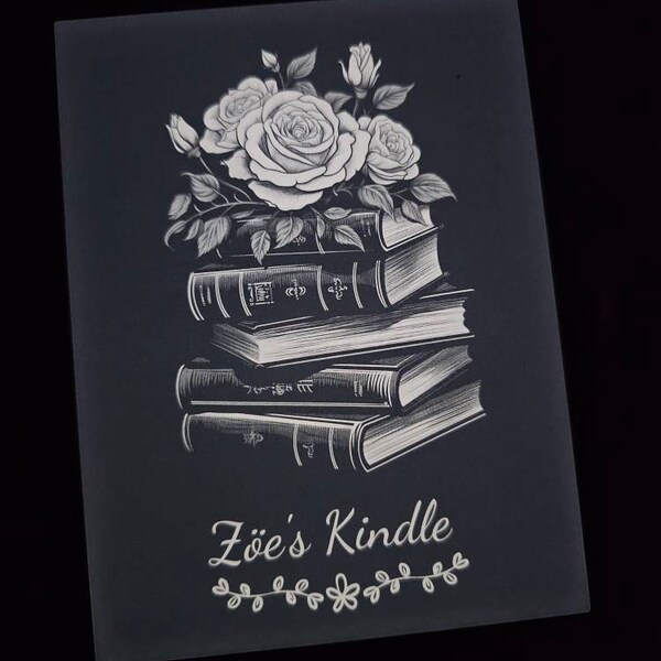 YOUR NAME Personalized Kindle Lock Screen, Wallpaper for Kindle ...