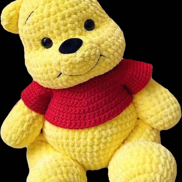 5 in 1 Winnie the Pooh, Piglet, Donkey, Tiger and Little Roo Crochet ...