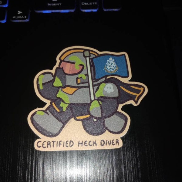 Certified Heck Diver - Helldivers 2 Cute Funny Sticker - Etsy