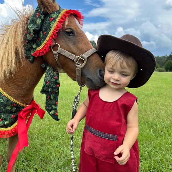 Retro Christmas Rodeo - Fancy Christmas Cowboy Set With Hat, Fringed ...