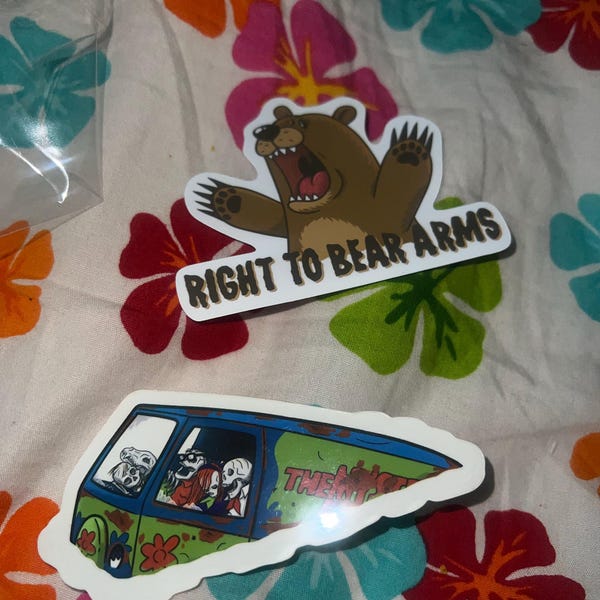 Killer Bee Sticker | Waterproof Cute Bee Sticker for Laptop & Water ...