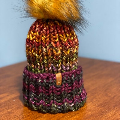 KNITTING PATTERN the Gales of November Hat Super Bulky Knit - Etsy