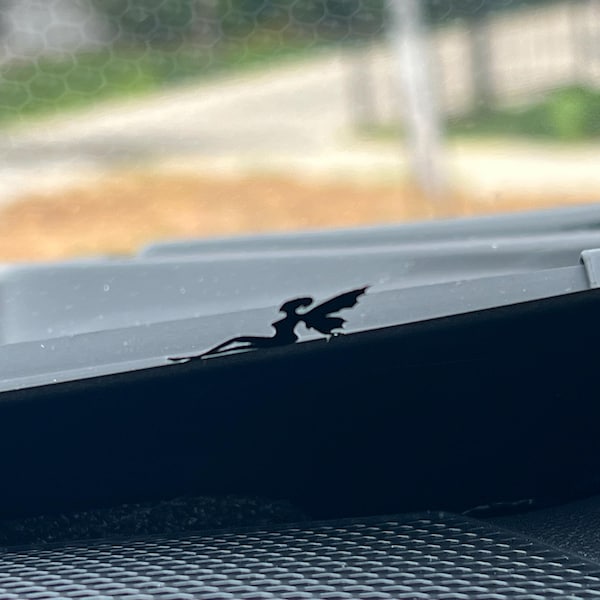 Damn That's Hot, Car Mirror Decal, Visor Mirror Decal, Rearview Mirror ...