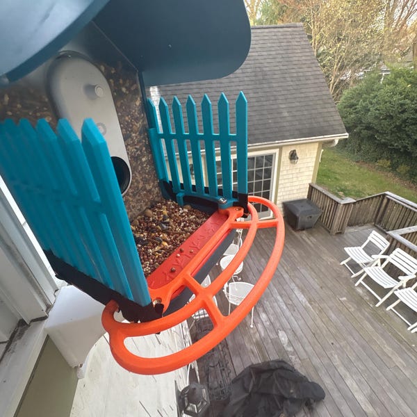 Deluxe Double Perch Add-on With Screw Mounts for Suet Ball & Bird Buddy ...