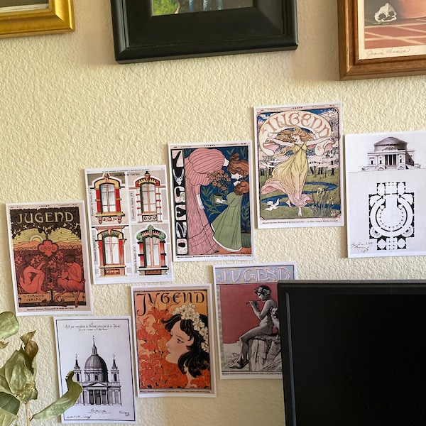 12 X Hilma Af Klint Postcards – a Set of 12 Reproduction Art Postcard ...