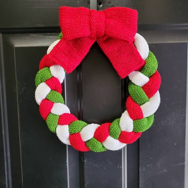 Christmas Wreath Circular Knitting Machine Pattern! (for Addi or Sentro ...