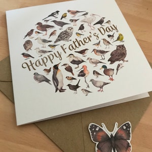 Father's Day Card With Birds - Etsy UK