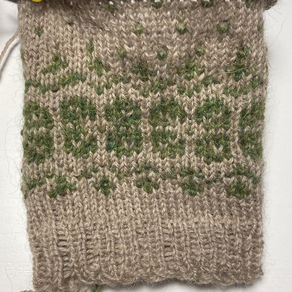 Easy Beginner Basic Colorwork Fair Isle Sock Knitting Pattern - the ...