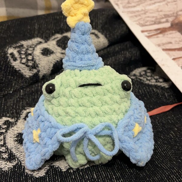 Wizard Frog Crochet Pattern / Magic Frog Crochet / US PDF Pattern ...