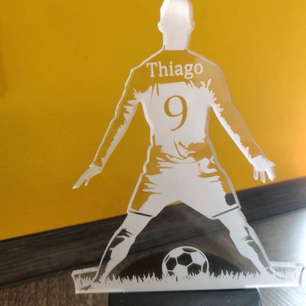 Personalized Soccer Lamp Gift Idea for Soccer Players Kids and Adults ...
