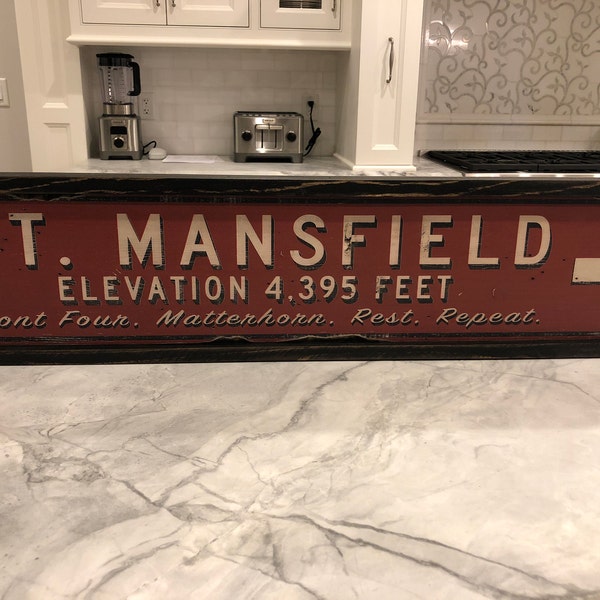 Custom Street Wood Sign - Rustic Hand Made Distressed Wooden Decor - Etsy