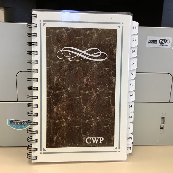 Large Print PASSWORD Book Internet Address Book With A-Z Tabs ...