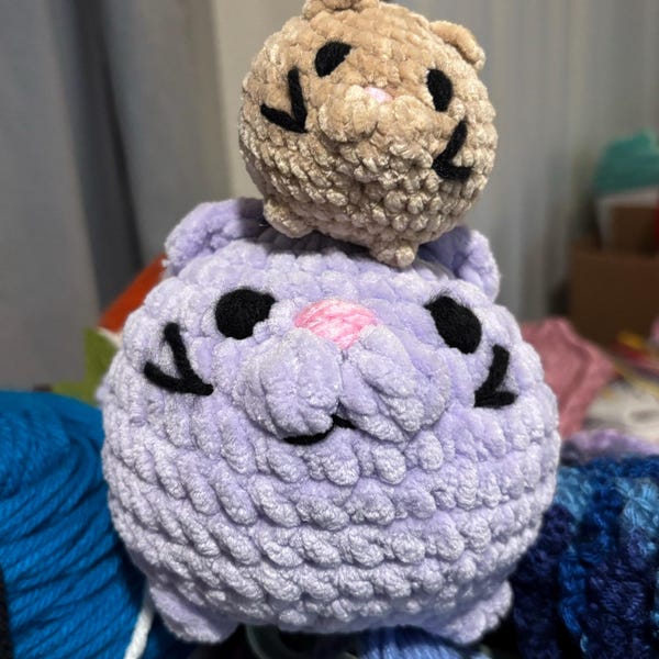 Amigurumi Cat Crochet Pattern No Sew PDF Tutorial Stuffed Animal ...