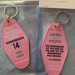 Wes Anderson Movie Inspired Retro Motel Key Fob - Etsy