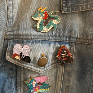 Sacred Beasts Spider Enamel Pin - Etsy