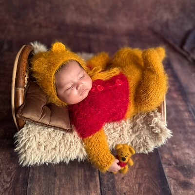 Newborn Pilot Costume Suit Outfit Crochet Aviator Airplane Crochet ...