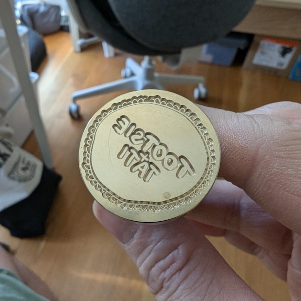 Custom Chocolate Stamp, Stamp for Chocolate, Chocolate Logo Branding ...