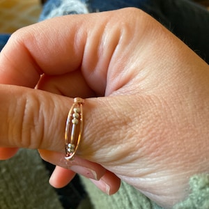 Pure Sterling Silver Fidget Ring Spinner / Meditation Ring / Calming ...