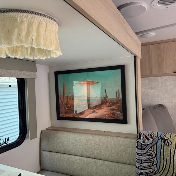 RV Light Cover, Handmade Boho Camper Trailer Decor | RV Light Covers ...