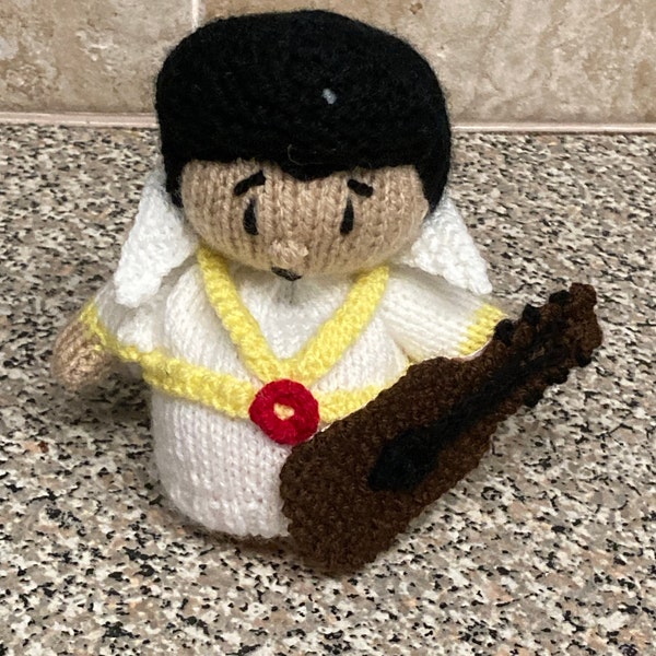 KNITTING PATTERN - Elvis the King Chocolate Orange Cover or 15 Cms Toy ...
