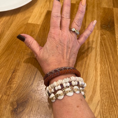 Puka Shell Bracelet Hawaii Shell Jewelry Cone Shell Beach - Etsy