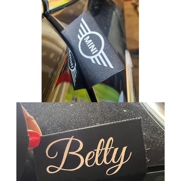 Mini Car Tag - Personalised - Etsy