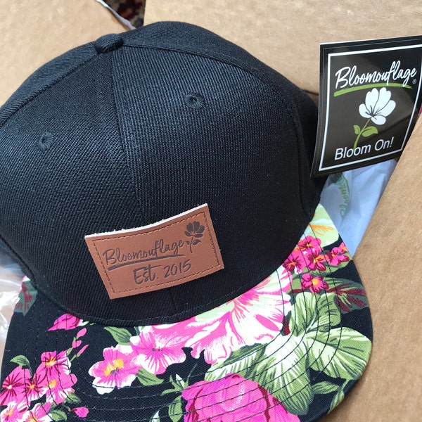 Hat Snapback Floral - Etsy