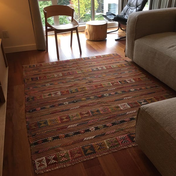 6x9 Patchwork Large Rug, Patchwork Rug, 6x9 Ft, Kilim Rug, Vintage ...
