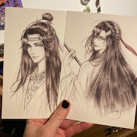 MDZS Wangxian Original Prints Mo Dao Zu Shi, Lan Wangji, Wei Wuxian ...