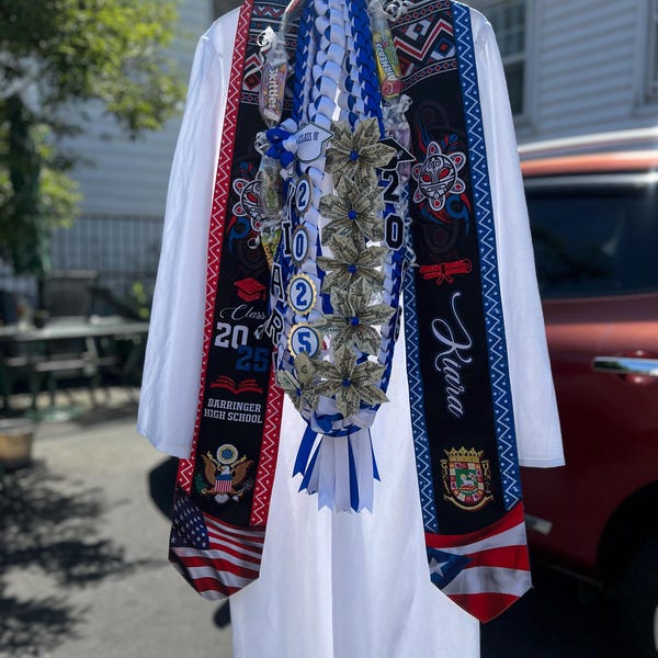 Custom in Loving Memory Graduation Stoles, Custom Graduation Stole With ...