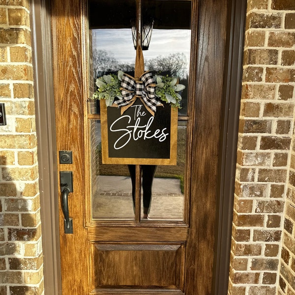 Front Door Decor | Hello | Front Door Sign | Door Sign | Door Hanger ...
