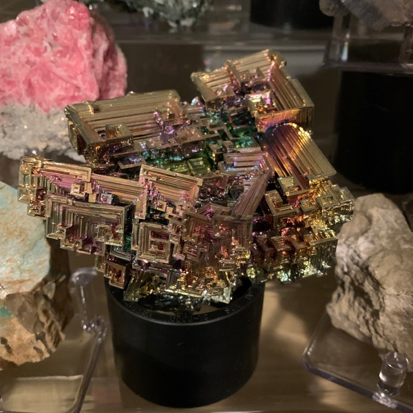 Bismuth Crystals Bismuth Bi Metal Crystal Rainbow Bright Metal Mineral ...